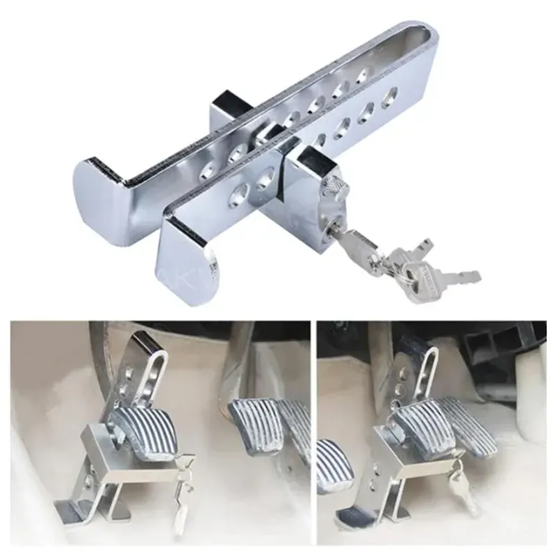 3-in-1 Anti-Theft Pedal Metal Lock Clutch, Accelerator - Alfatah ...