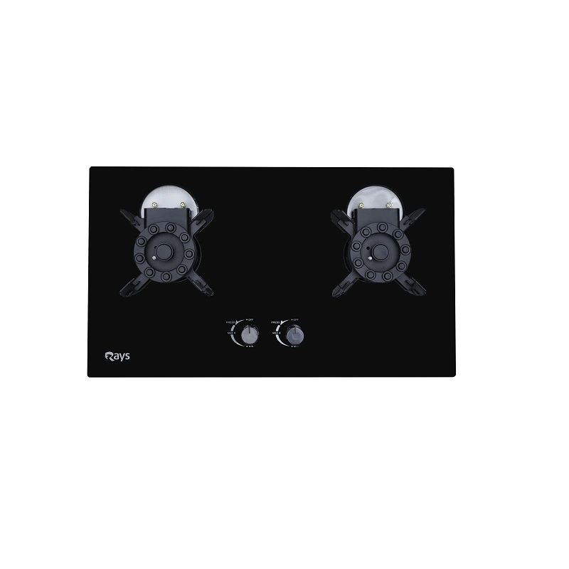 Rays 2 Burners Glass Top Gas Kitchen Hob H&H 7512 G1 - Alfatah Electronics!
