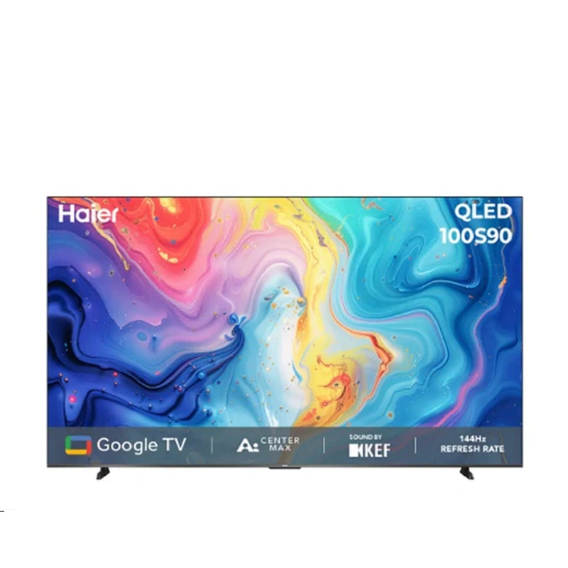 Haier 100 Inches 4K UHD Smart QLED TV H100S90FUX - Alfatah Electronics!